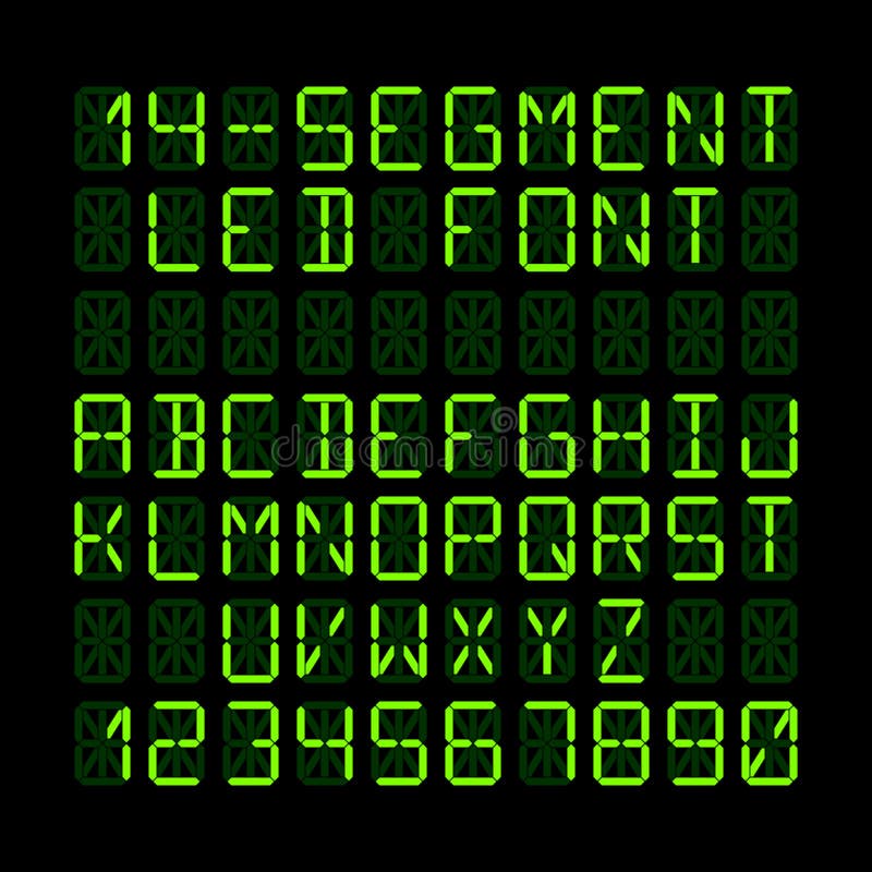 Veertien Segment LEIDENE Vertoningsdoopvont Vector Illustratie ...