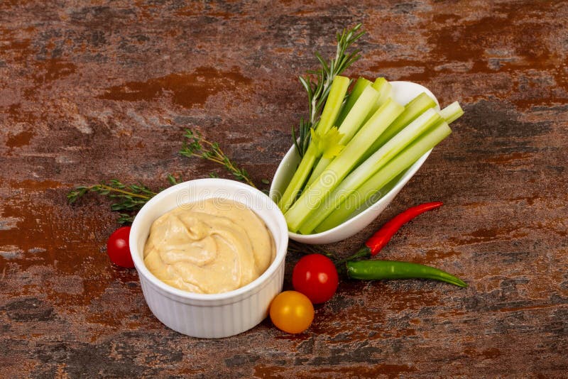 Vegan cuisine - Humus stock image. Image of isolated - 188325411