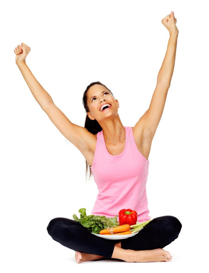 Vegan eating stock photo. Image of isolated, asian, lettuce - 24362272