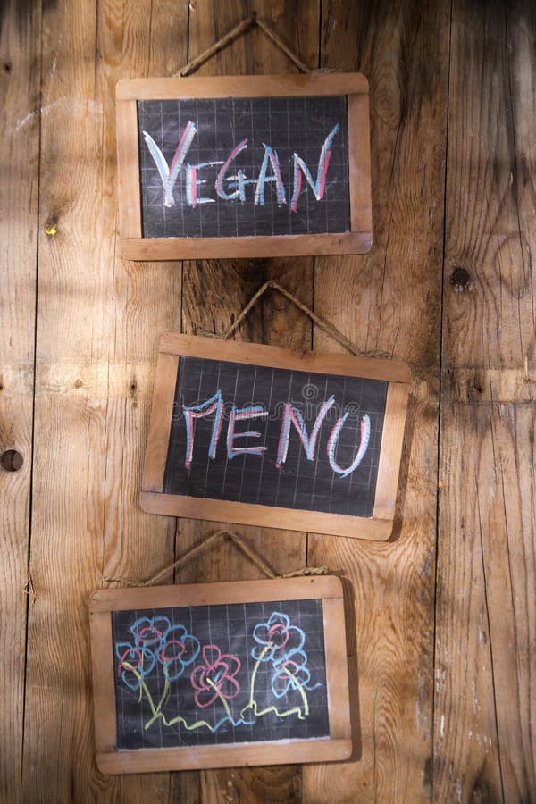 Vegan menu stock photo. Image of logo, advertising, menu - 61087624
