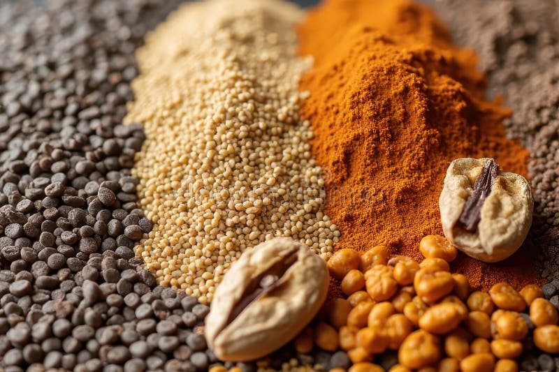 Vegan Omega-3 Enrichment through Plant-Based Sources Stock Illustration ...