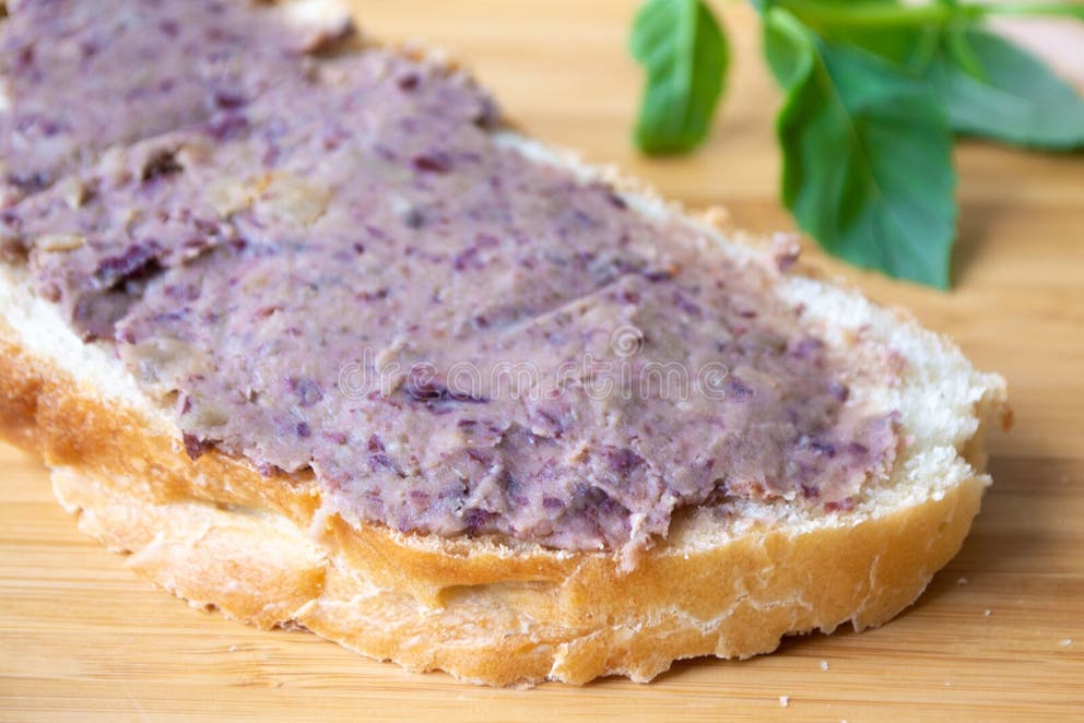 Vegan Protein Packed Bean Pate Paste Spread Sandwich Stock Photo ...
