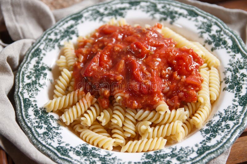 Pasta plate stock photo. Image of pasta, homemade, plate - 315504436