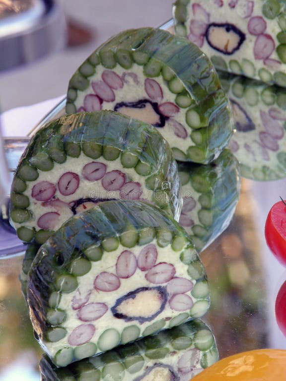 Vegatble in fine jelly stock photo. Image of tesadoro - 5356078