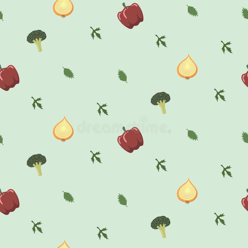 Vegetable Background Design Stock Vector - Illustration of motif ...
