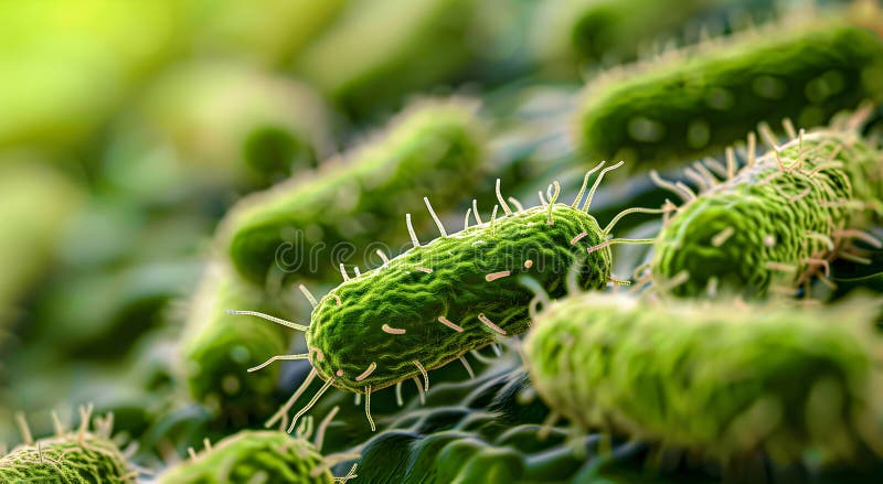 Vegetable Bacteria Under the Microscope Stock Photo - Image of insect ...