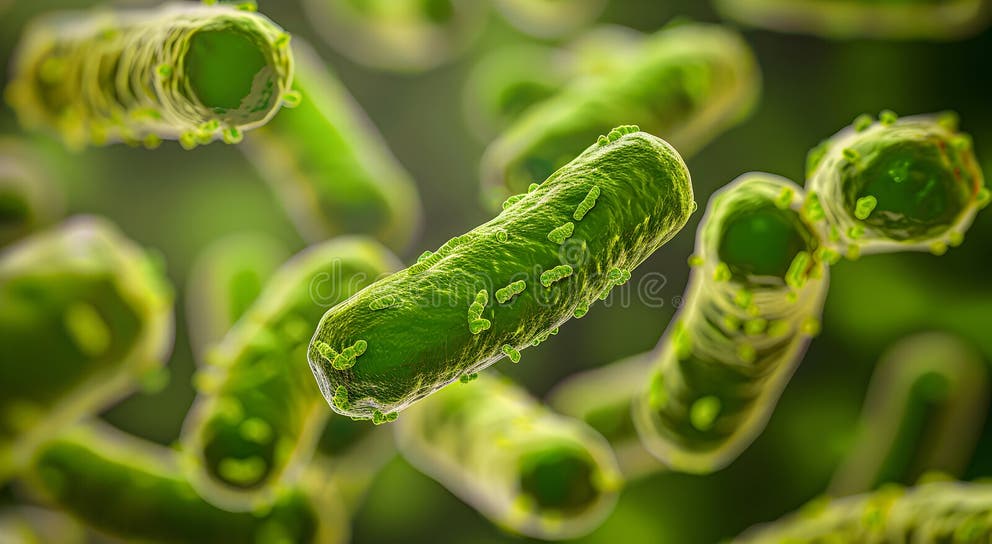 Vegetable Bacteria Under the Microscope Stock Photo - Image of micro ...
