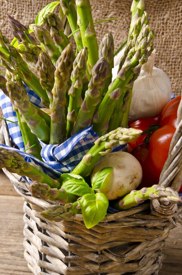 Vegetable basket stock image. Image of consumption, dinner - 24820585