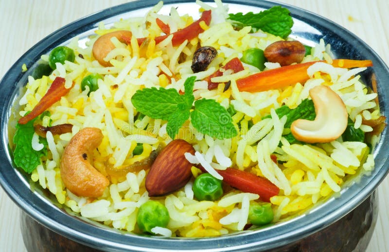 Vegetable Biryani stock image. Image of horizontal, foods - 23634241