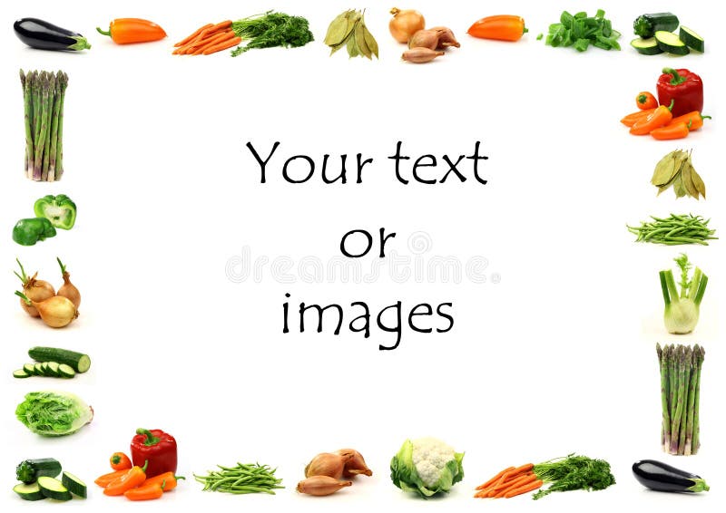 Vegetable Border Clip Art