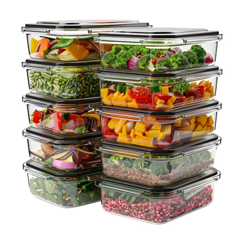 Vegetable Boxes Stack on Transparent Background - Ai Generated Stock ...