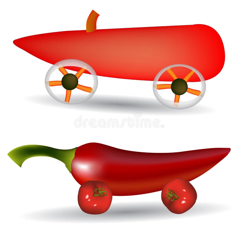 Vegetable cars stock vector. Illustration of health, lunch - 22059402