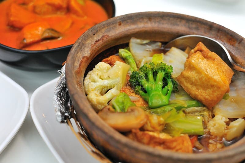 Vegetable claypot delicacy stock image. Image of seasoning - 20652409