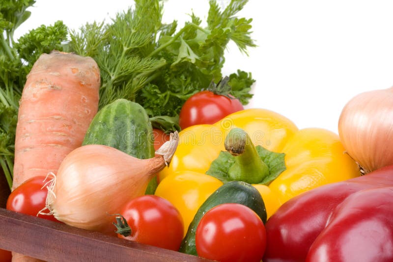 Vegetable collection stock image. Image of green, isolated - 736025