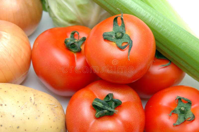 Vegetable collection stock image. Image of green, isolated - 736025