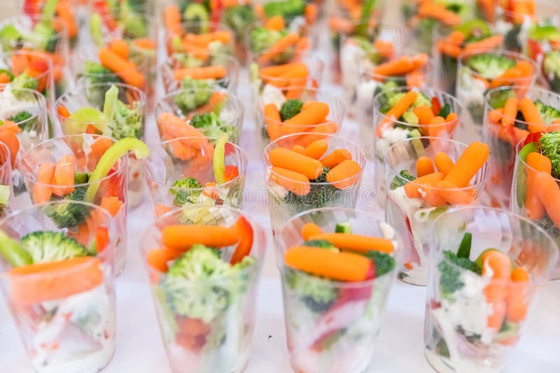 Vegetable Cups stock photo. Image of individual, party - 275694146