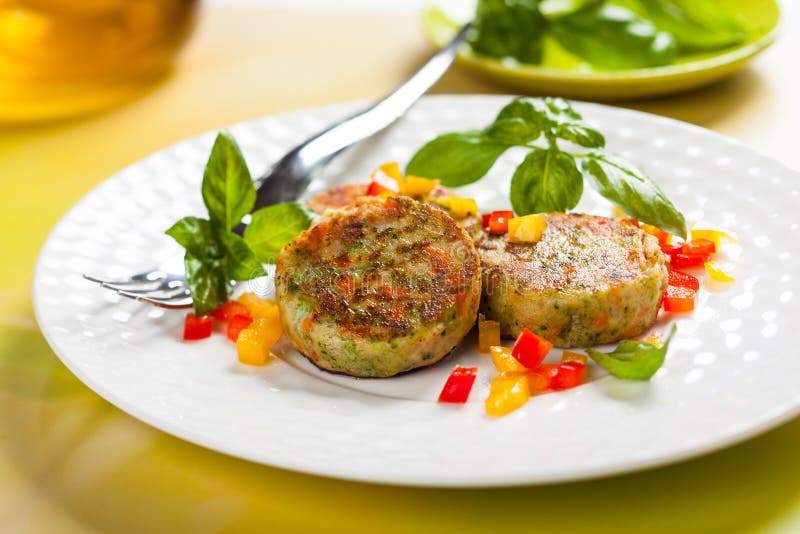 Vegetable cutlet stock image. Image of nutrition, gourmet - 40749323