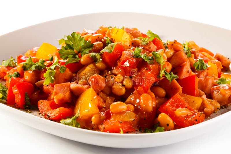 Vegetable dish stock photo. Image of dish, celery, pork - 60285886