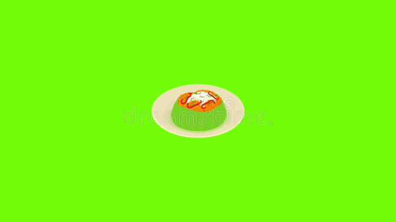 Vegetable Dish Icon Animation Stock Footage - Video of breakfast, food ...