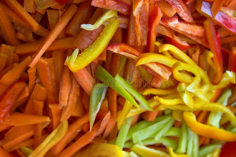 Vegetable Dishes in Cooking Process Stock Image - Image of natural ...