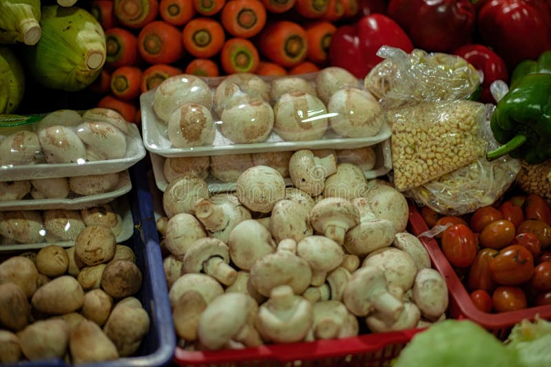 Vegetable displays stock photo. Image of flower, meal - 270730864