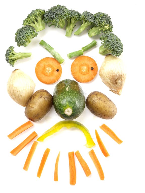 Vegetable Face stock image. Image of pepper, potato, vegetables - 14042717