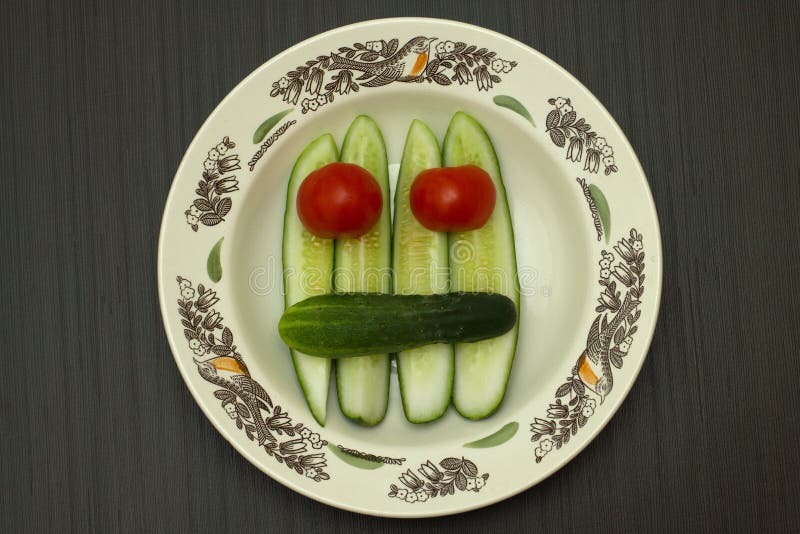 Vegetable face stock photo. Image of plants, eating, organic - 59088222