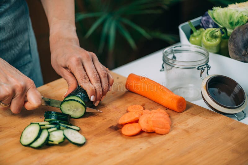 Vegetable Fermentation Process Stock Photo - Image of organic ...