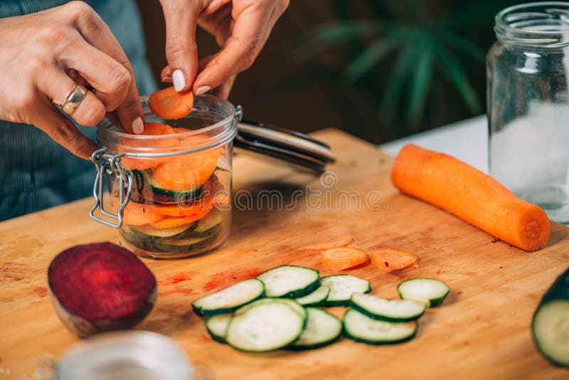 Vegetable Fermentation Process Stock Photo - Image of preservation ...