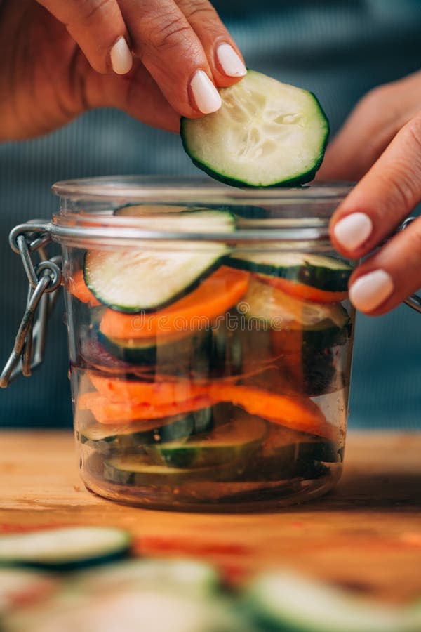 Vegetable Fermentation Process Stock Image - Image of organic, fresh ...