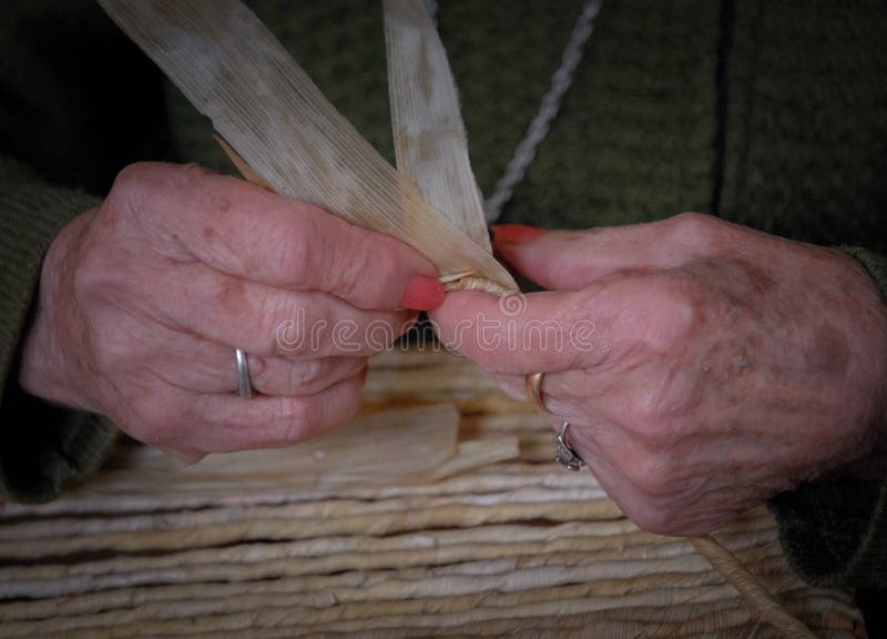 Vegetable Fiber Artisan Fabric Stock Image - Image of foreground, flora ...