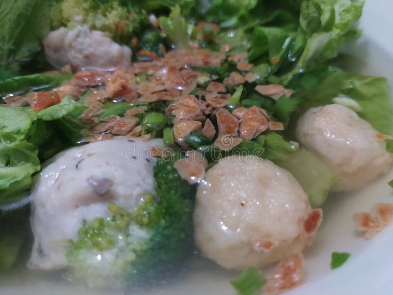 Vegetable fish ball food stock photo. Image of meal - 209384036