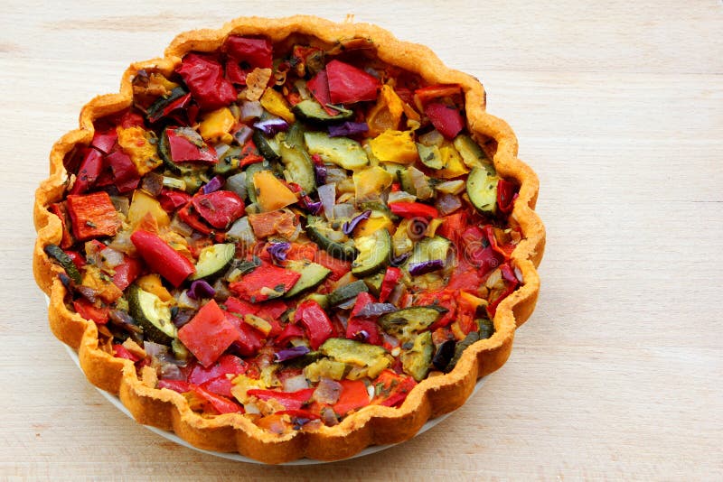 Vegetable flan stock photo. Image of flan, diet, baked - 52714878