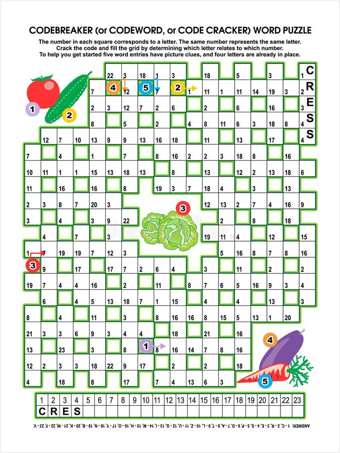 Codebreaker Word Puzzle, St. Patrick S Day Themed Stock Vector ... Codebreaker Word Puzzle, St. Patrick S Day Themed Stock Vector ...