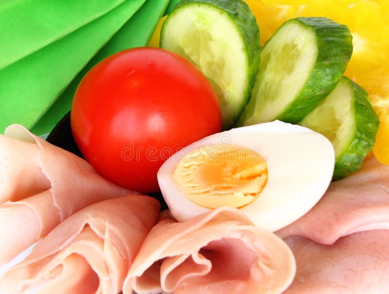 Vegetable and ham stock photo. Image of flavour, cuisine - 1633076