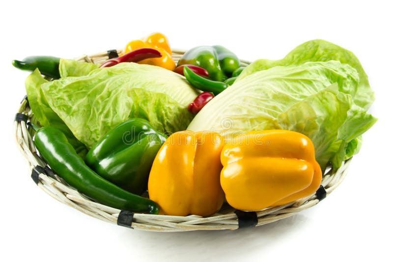 Vegetable on Isolated White Background Food Vegetable Stock Image ...