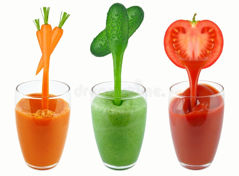 Vegetable juices stock image. Image of green, juice, leaf - 48670241