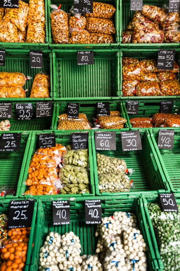 Vegetable Market in Oslo, Norway. Stock Photo - Image of food, east ...