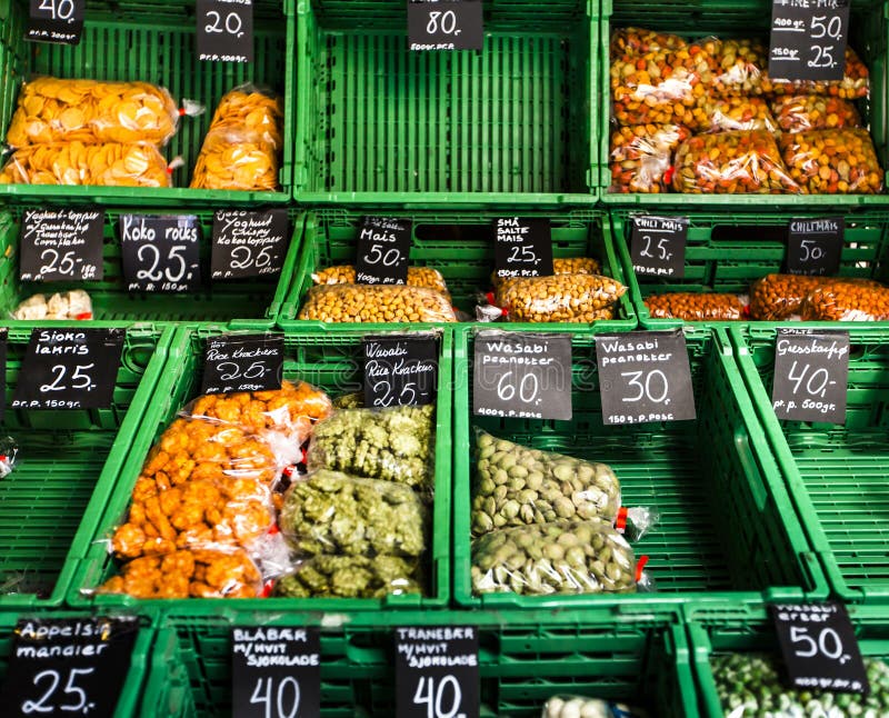 Vegetable Market in Oslo, Norway. Stock Photo - Image of fair ...