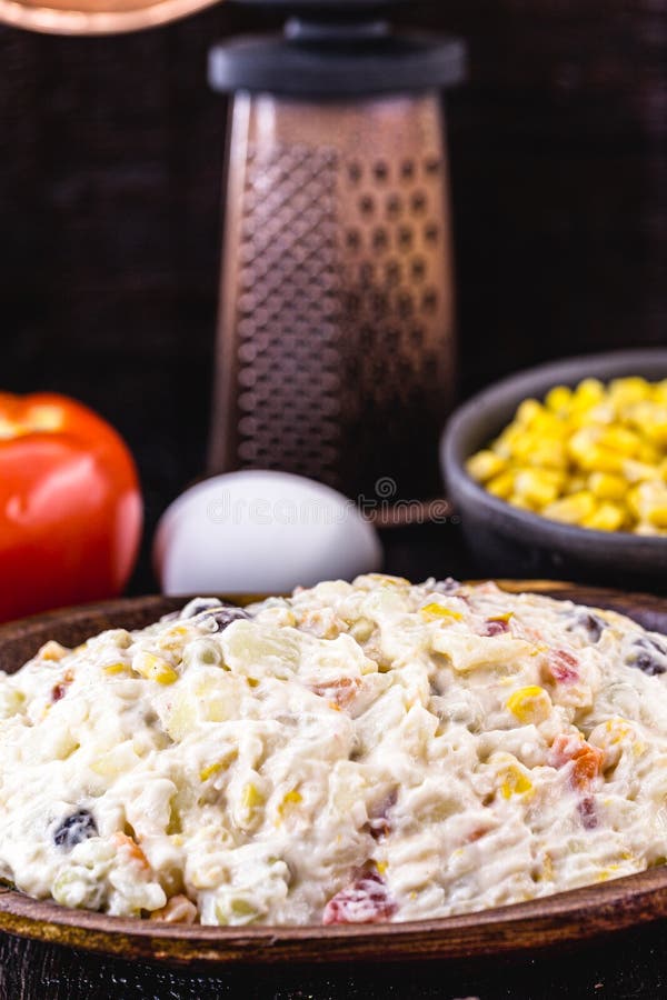 Vegetable Mayonnaise, Mayonnaise with Chopped Fruits and Vegetables ...