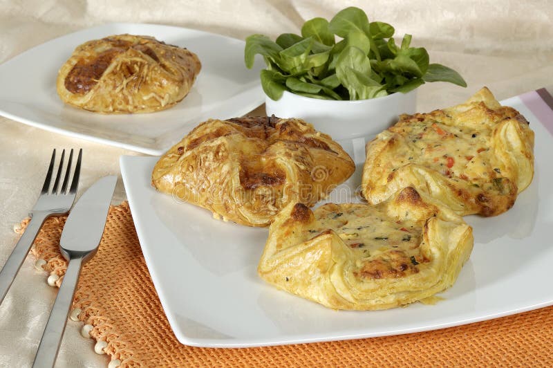 Vegetable and Meat Tarts stock photo. Image of folded - 2280078