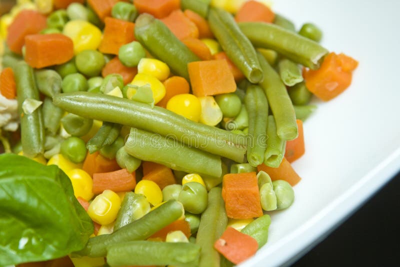 Vegetable mix meal stock image. Image of beans, dish, healthy - 6473623