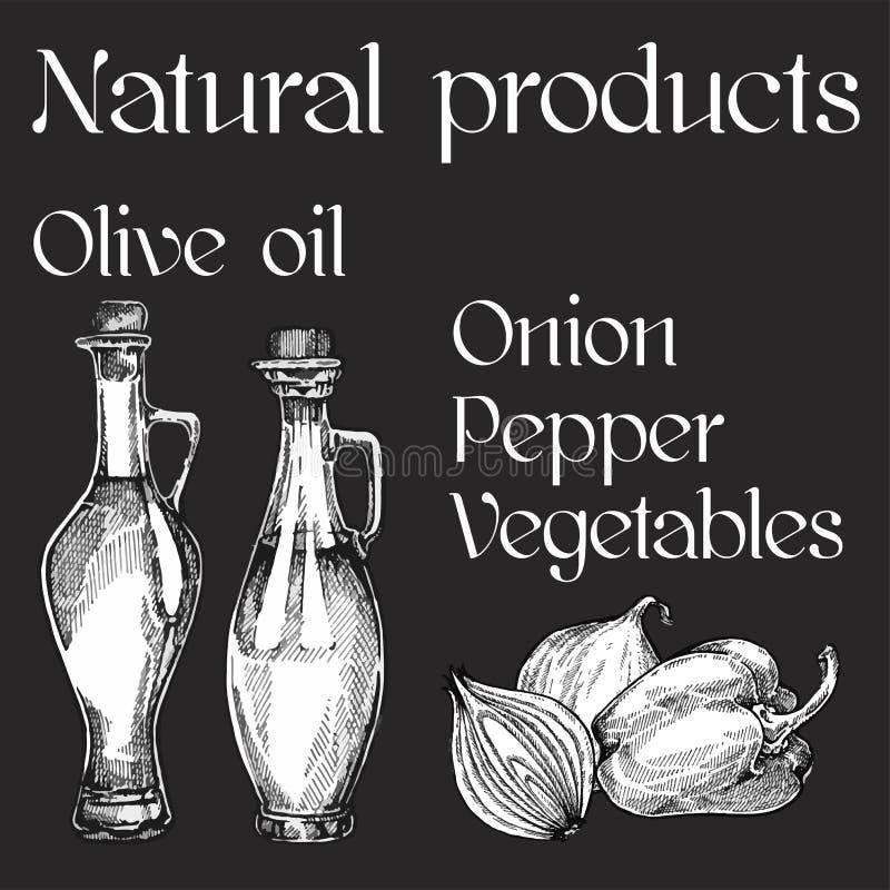 Vegetable Oil Assorted Bottles Set. Olive, Sunflower, Soybean Vector ...