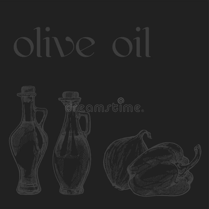 Vegetable Oil Assorted Bottles Set. Olive, Sunflower, Soybean Vector ...