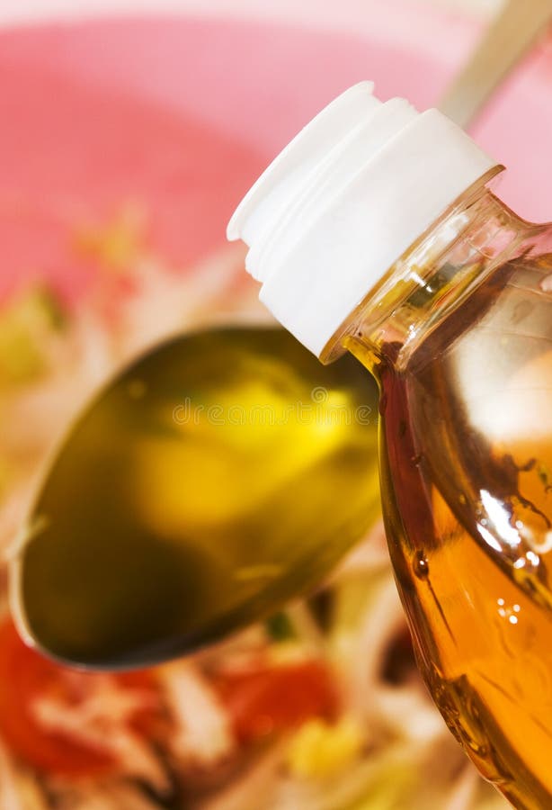 Vegetable oil for salad stock photo. Image of vegetables - 21865156