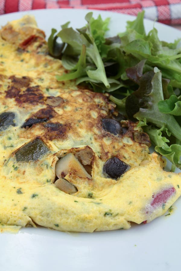 Vegetable omelette stock image. Image of omelette, dish - 163523217
