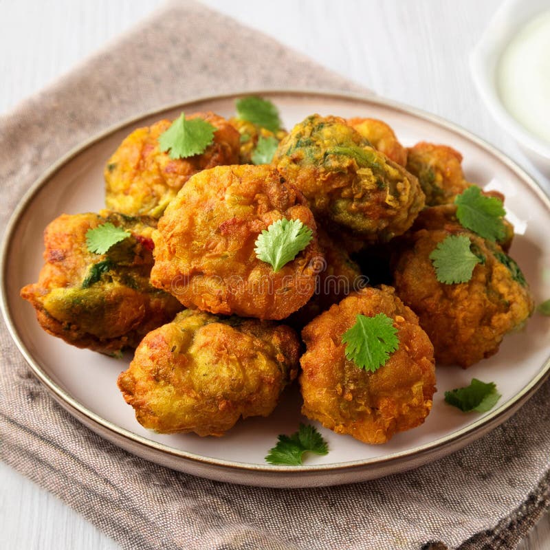 Vegetable Pakora, AI Generated Stock Illustration - Illustration of ...