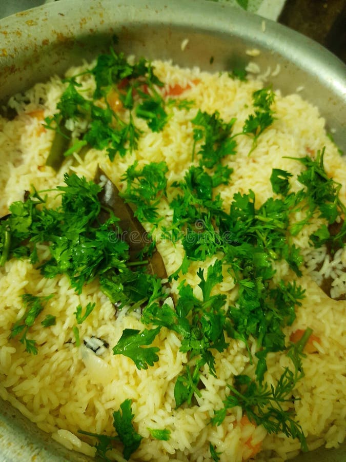 Vegetable palav stock image. Image of rice, dish, tasty - 178555865