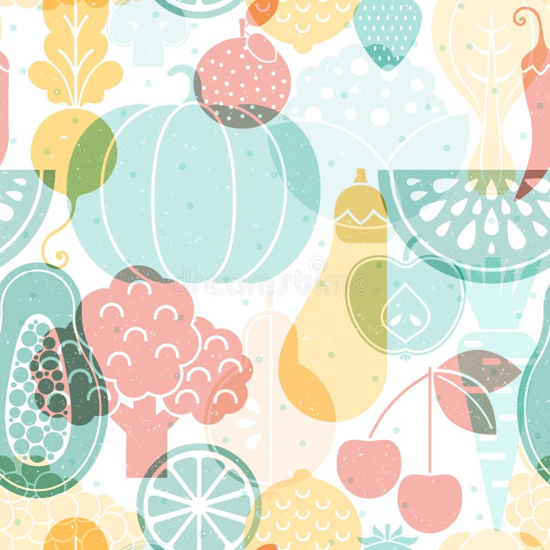 Vegetable Motif Stock Illustrations – 2,678 Vegetable Motif Stock ...