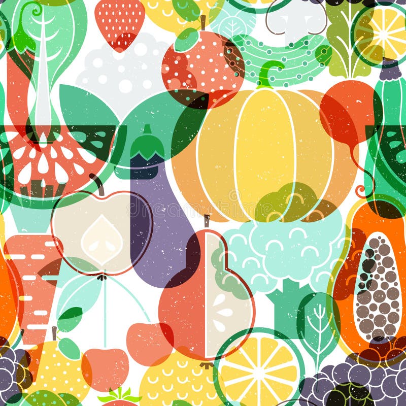 Vegetable Motif Stock Illustrations – 2,678 Vegetable Motif Stock ...